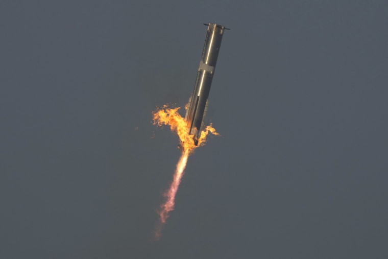 SpaceX confirma que la parte superior de su nave Starship se desintegró ...