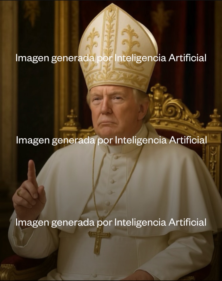 Trump afirma que no tuvo "nada que ver" con la imagen de él vestido ...