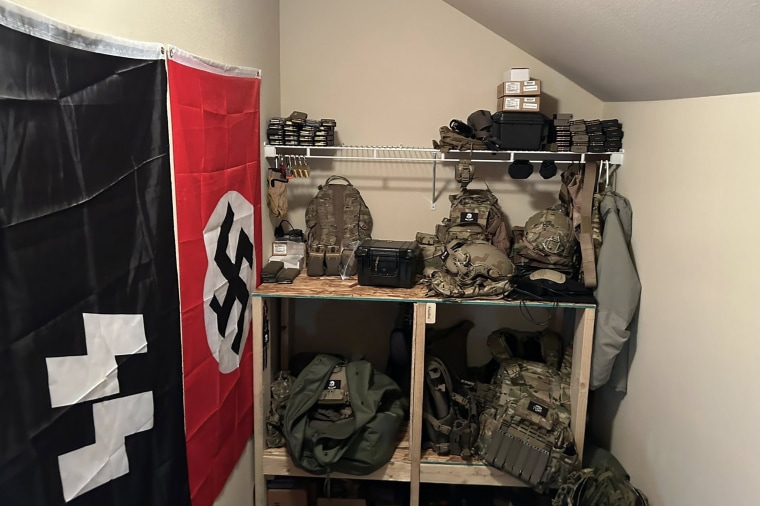 FBI discovers cache of guns, armor and Nazi paraphernalia while raiding ...