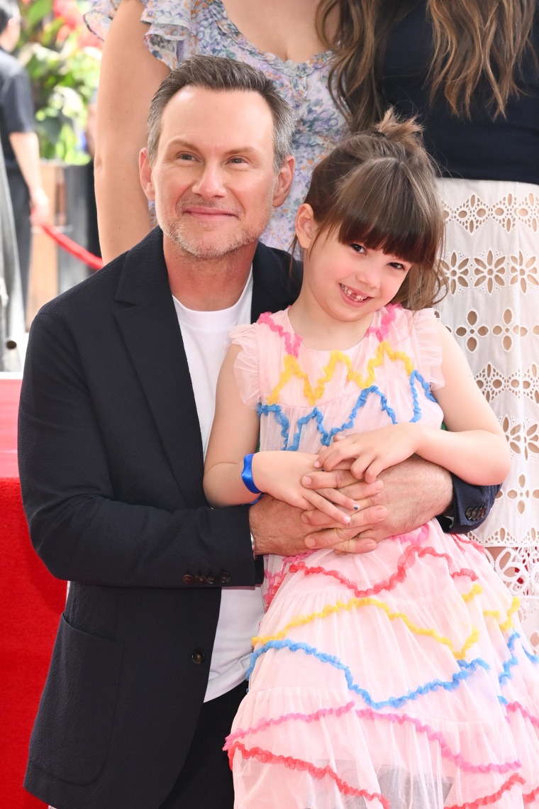 Christian Slater's Daughters Join Hollywood Walk of Fame Ceremony