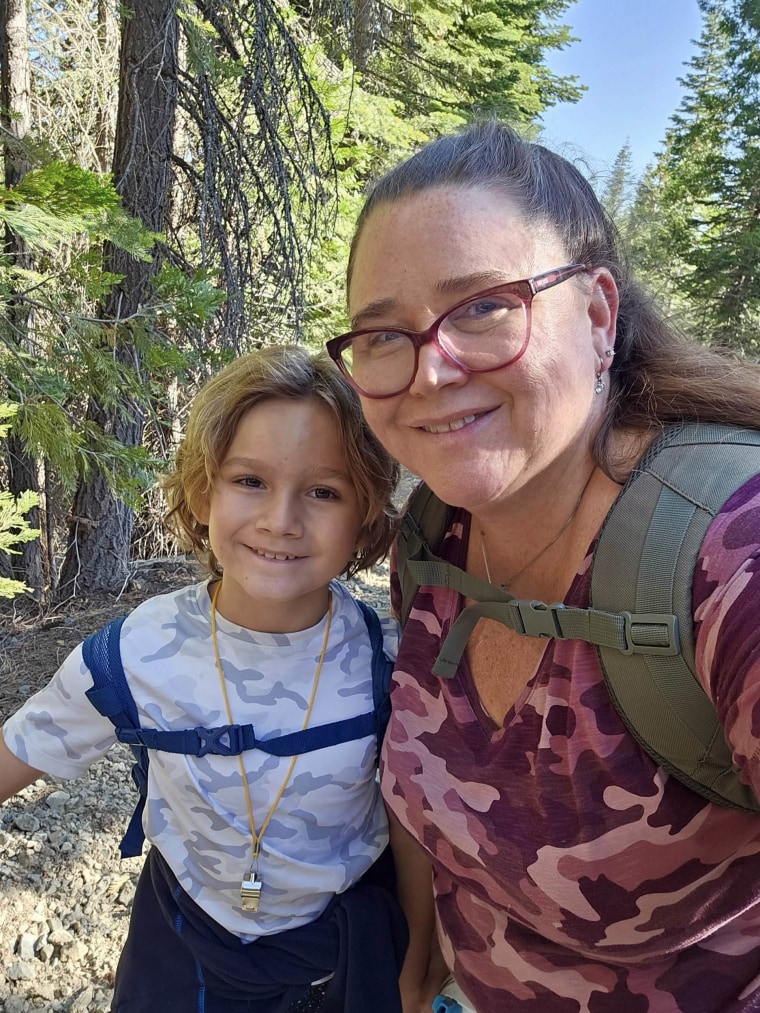 California Mom Rescued With Son Describes Ordeal, Leaving Notes