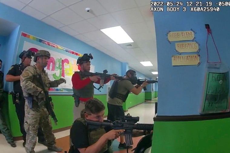 Desperate parents pleaded with officers to act during Uvalde school shooting, video shows