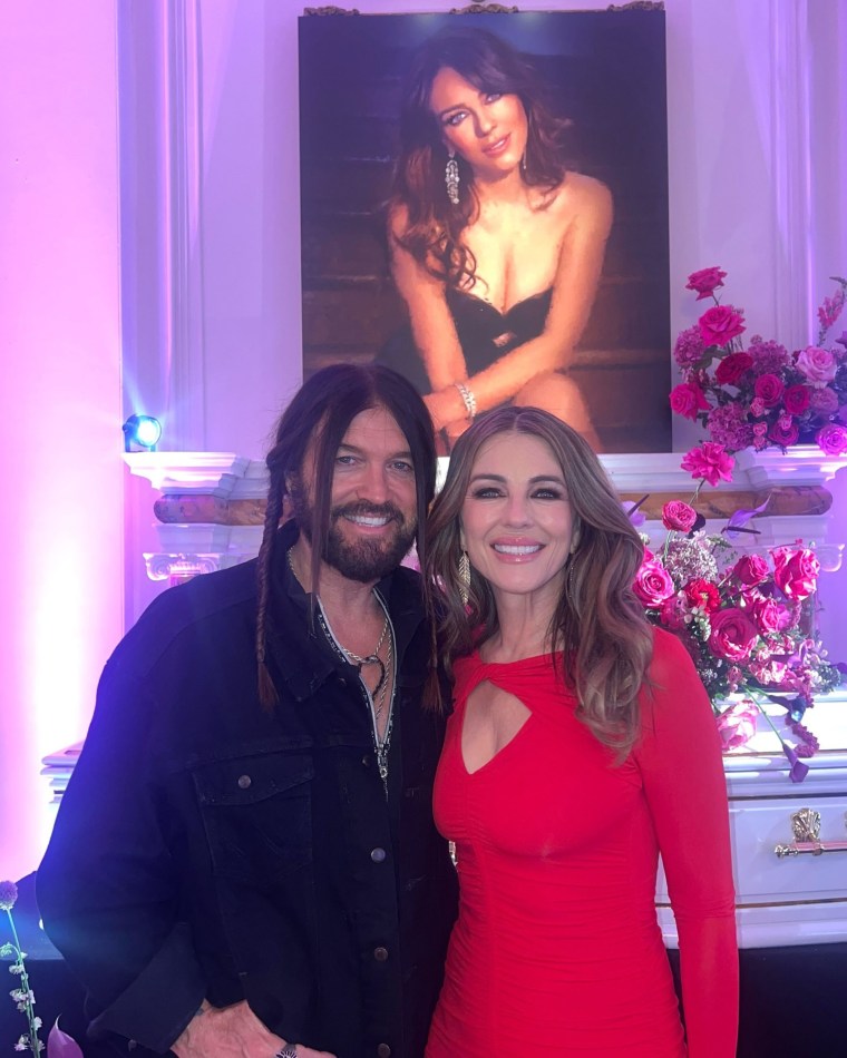 Elizabeth Hurley Reveals Quirky Nickname for Billy Ray Cyrus in Birthday Post