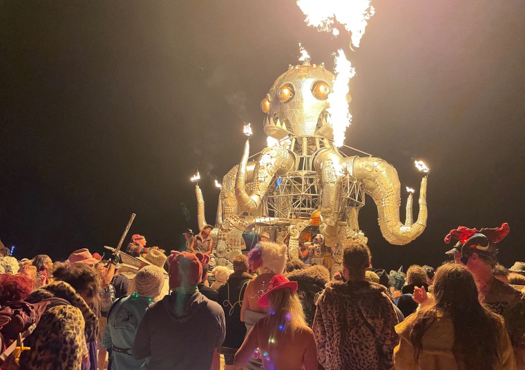 Couple Unexpectedly Delivers Baby Girl in R.V. at Burning Man