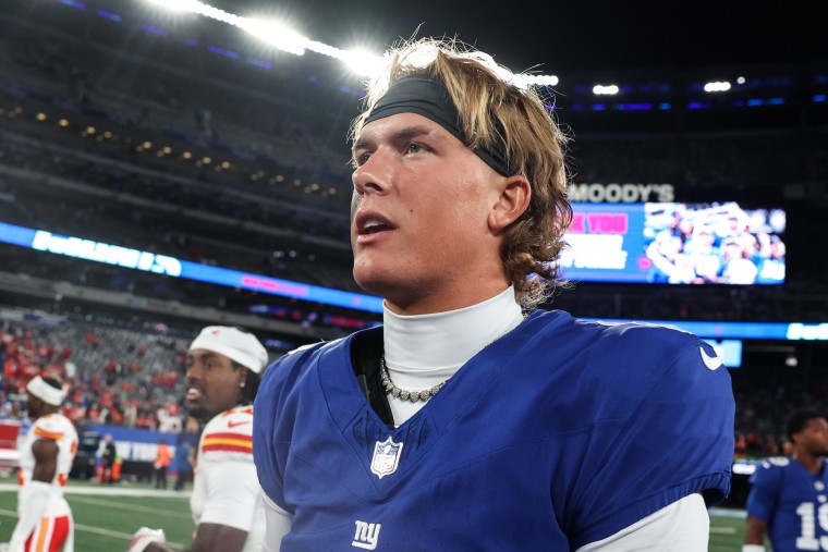 Giants will start first-round pick Jaxson Dart in Week 4, reports say