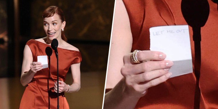 Britt Lower's Emmys Speech Had a 'Severance' Easter Egg: 'Let Me Out'