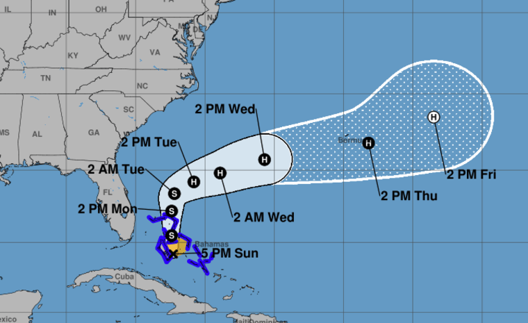 La tormenta tropical Imelda se forma cerca de Bahamas: se espera que se convierta en huracán ...