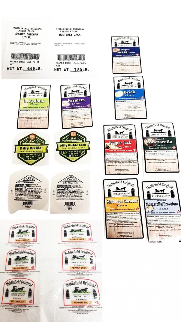 Cheese Recalled in Multiple States For Possible Listeria