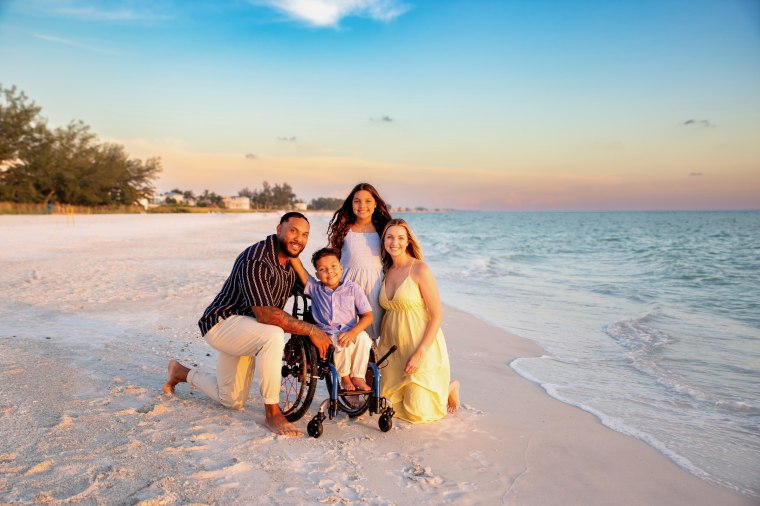 Dad Coaches Son, Who Has Spina Bfida, To Conquer Fear Of Steps