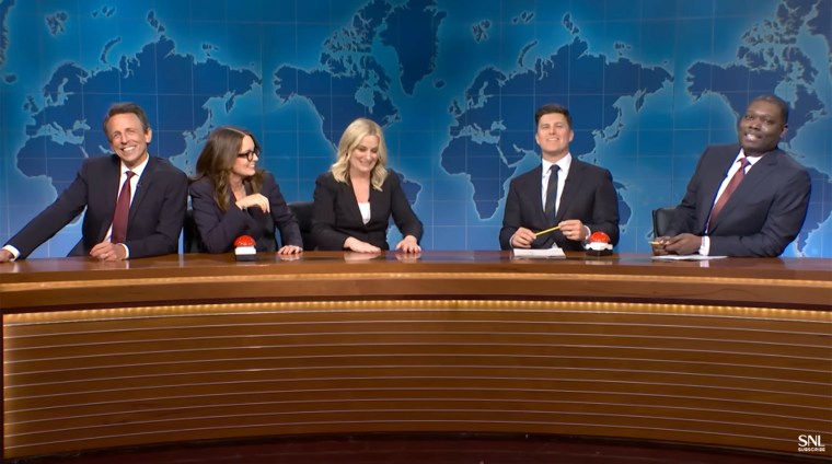 Amy Poehler Recruits Tina Fey, Seth Meyers for ‘Weekend Update’ Return
