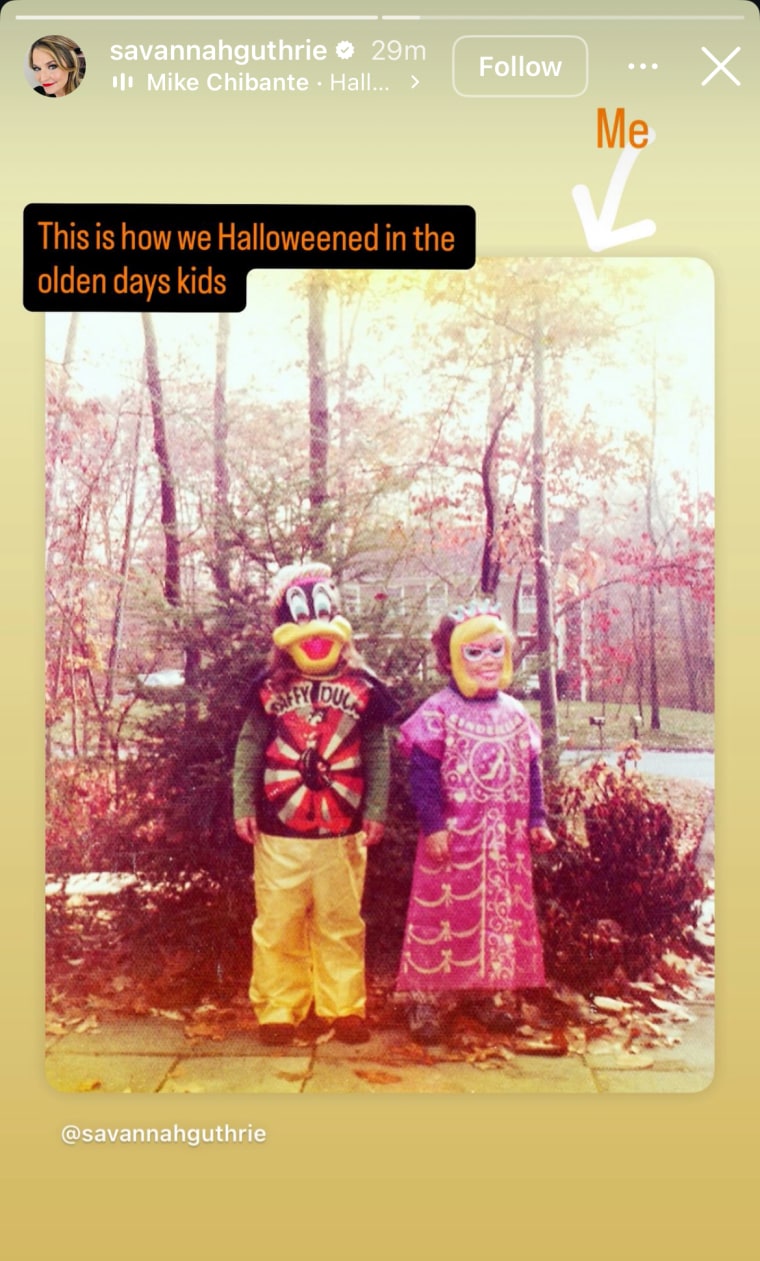 Savannah Guthrie Shares Photo of Her Halloween Costume as a Child