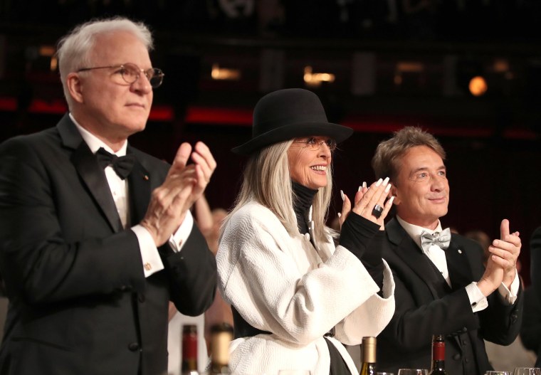 Diane Keaton's Response to Martin Short-Steve Martin Question Goes Viral