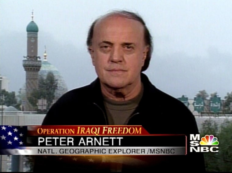 Pulitzer winner Peter Arnett, who reported on Vietnam and Gulf wars ...