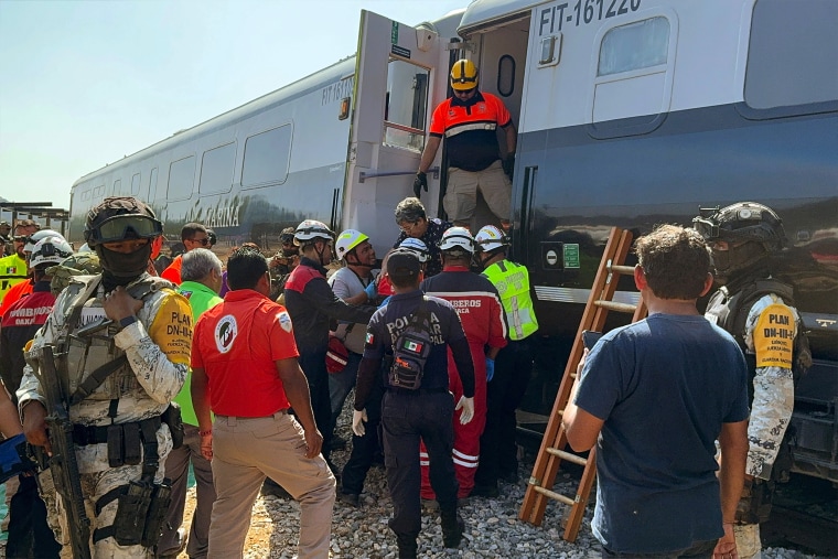 At least 13 dead, 98 injured in southern Mexico train derailment