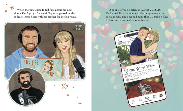 Taylor Swift and Travis Kelce’s Engagement Retold in New Little Golden ...