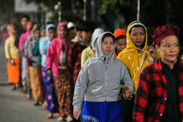 Myanmar holds second round of voting in first general election since ...