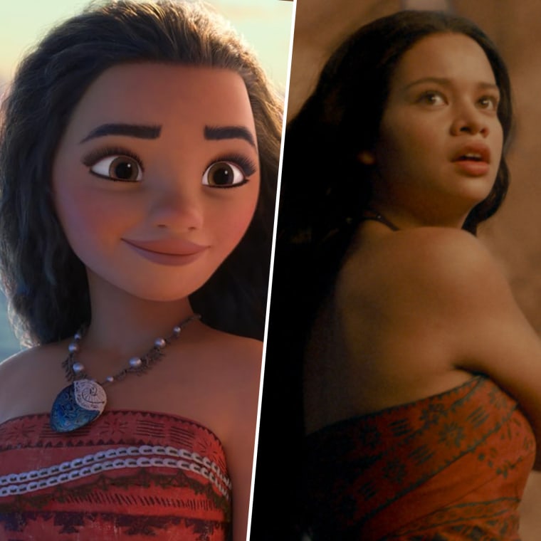 See the 'Moana' Live-Action Actors Side-by-Side with the Animated Stars