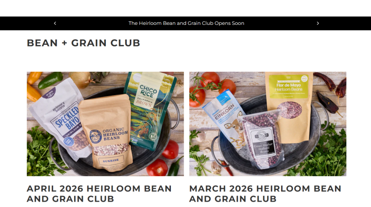 Rancho Gordo Sends Cease and Desist Letters Over Use of ‘Bean Club’