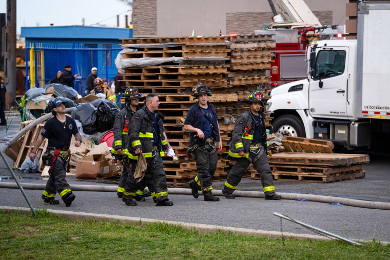 1 killed, dozens hurt in dry dock explosion and fire on Staten Island