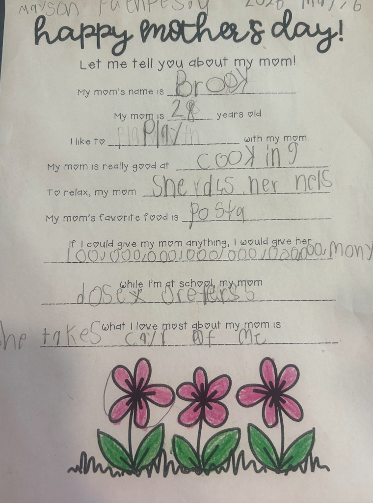 How a Mother’s Day School Assignment Turned Into a Hilarious ...