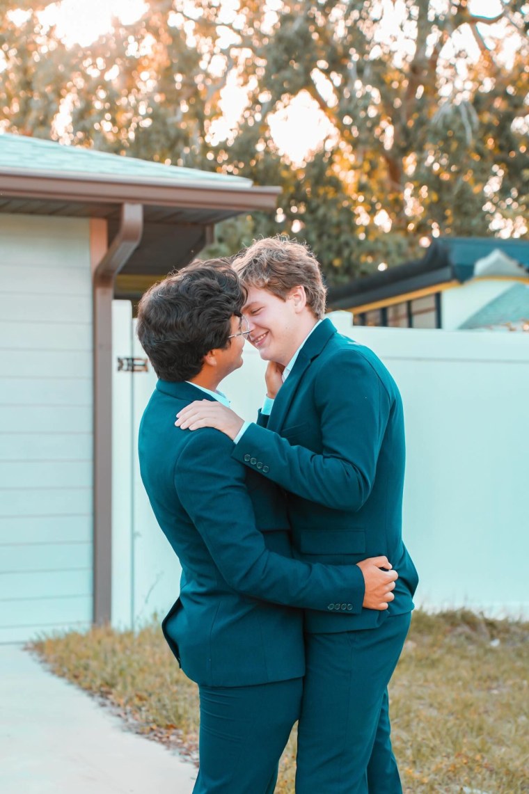 High School Sweethearts-Turned-Husbands Reenact Cafeteria Moment at Wedding
