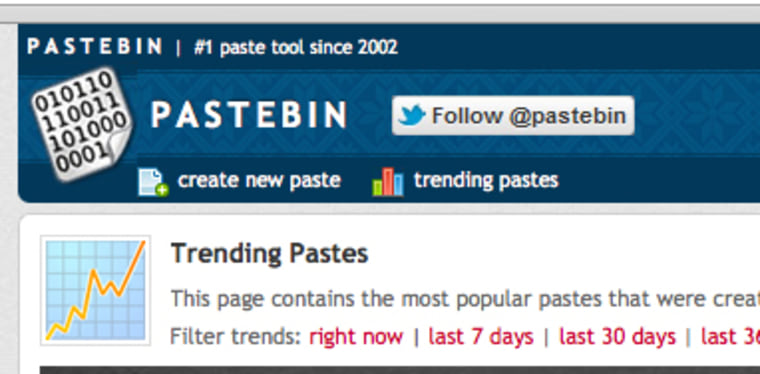 Pastebin delete plans could include Anonymous data