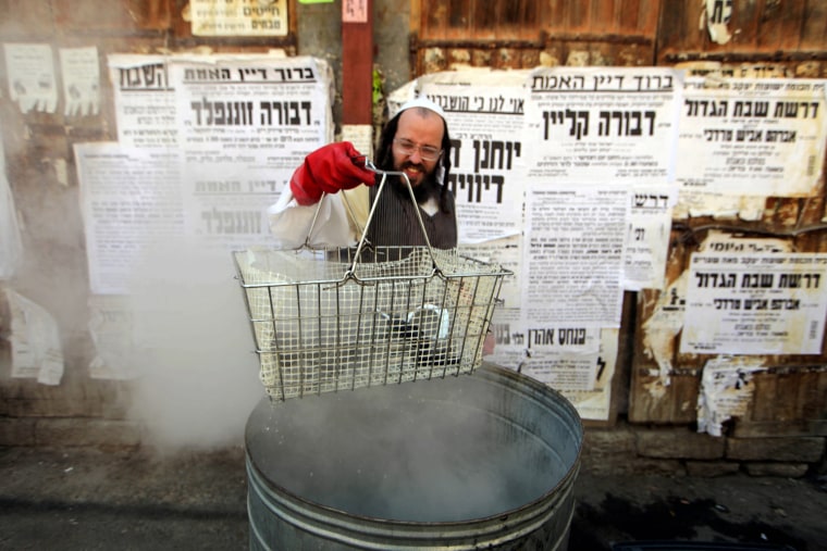 Prepping for Passover in Israel