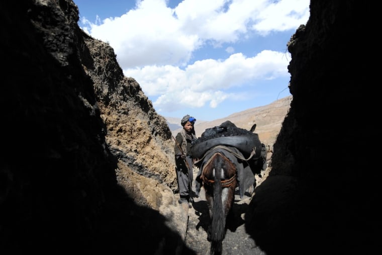 Children in Afghanistan work to extract country's vast mineral wealth
