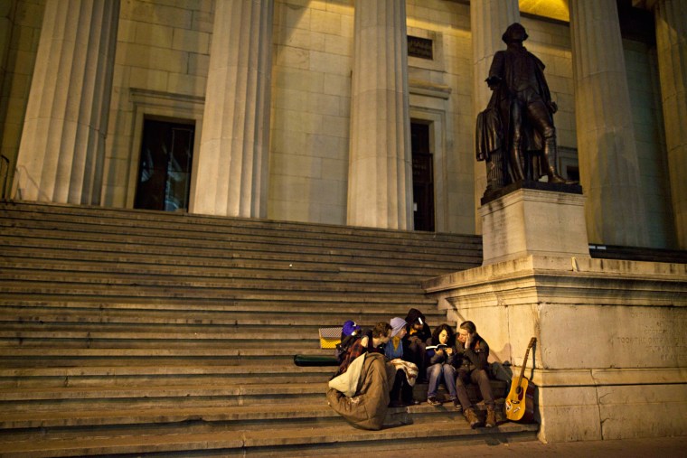 Occupy Wall Street protesters continue to demonstrate in New York
