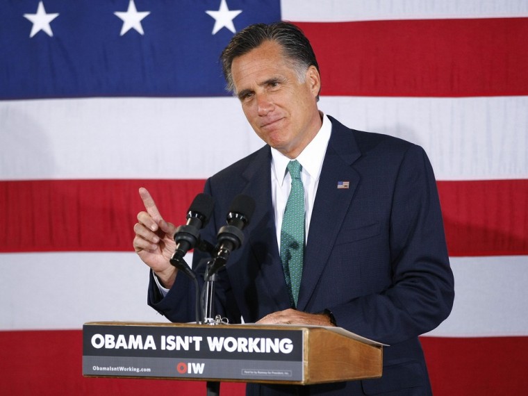 Romney assails president steps from site of Obama's re-nomination