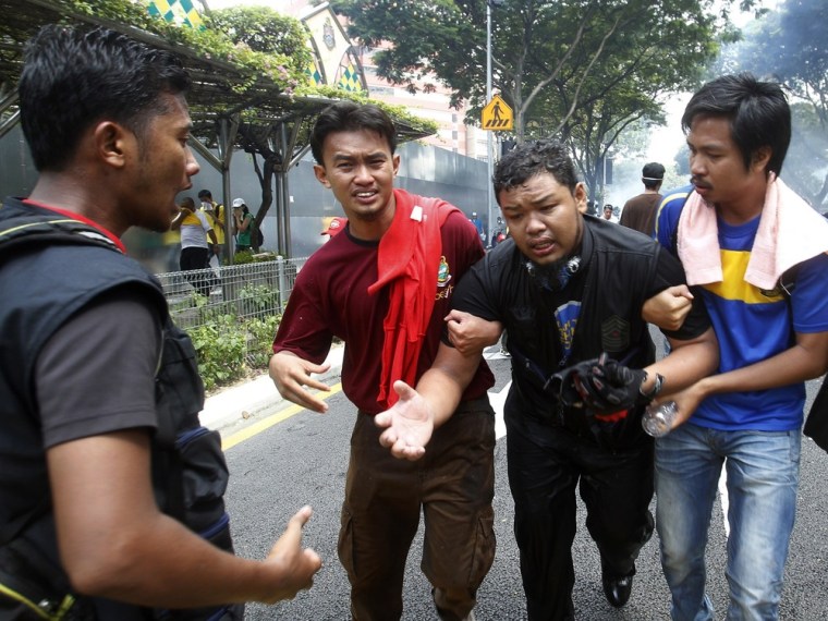 Tear gas, water cannon fired at reform protesters in Kuala Lumpur