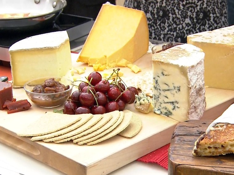 Giada explores delicious British cheeses