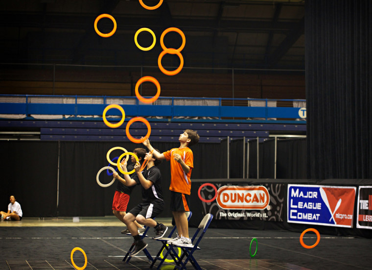 World class jugglers put thrills in the air