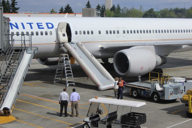 United flight delayed after pilot accidentally deploys emergency chute