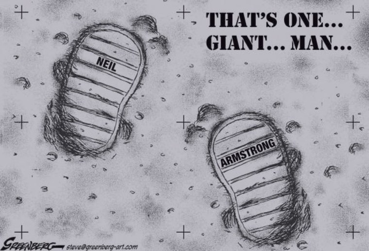 Neil Armstrong Cartoon Yahtzee