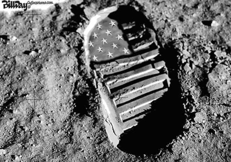 Neil Armstrong Cartoon Yahtzee