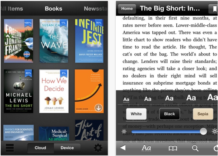 Kindle for iOS app updated with 'rapid highlights,' better controls