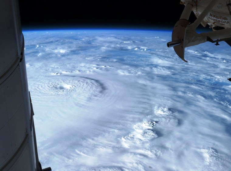 Typhoon Bopha stirs awe from space