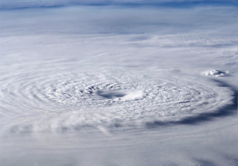 Typhoon Bopha stirs awe from space