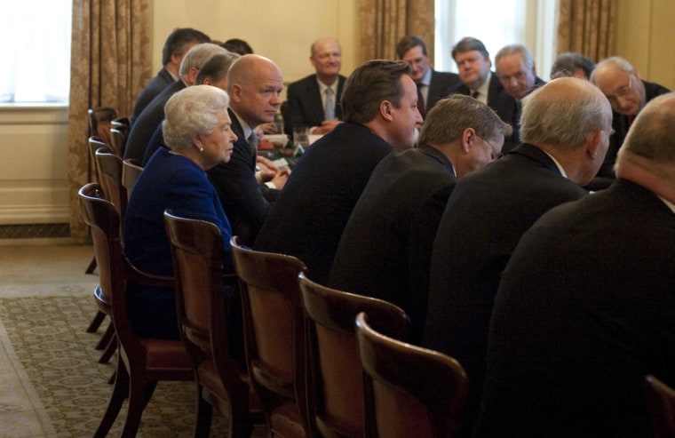 Queen breaks with centuries-old tradition and sits in on UK Cabinet meeting