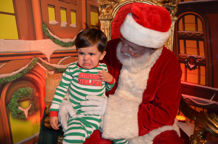 Merry meltdowns! Photos of kids freaking out over Santa