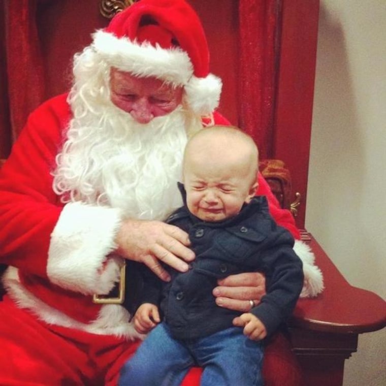 Merry meltdowns! Photos of kids freaking out over Santa