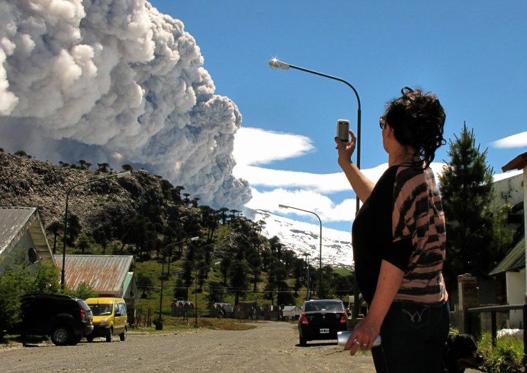 Copahue volcano spews ash in Argentina