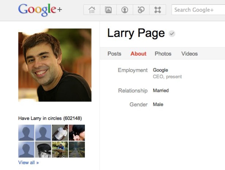 Google co-founder finally most popular on Google+