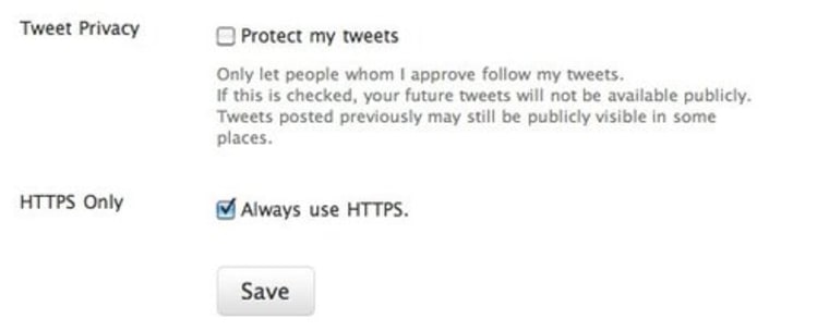 How to secure your Twitter account with HTTPS