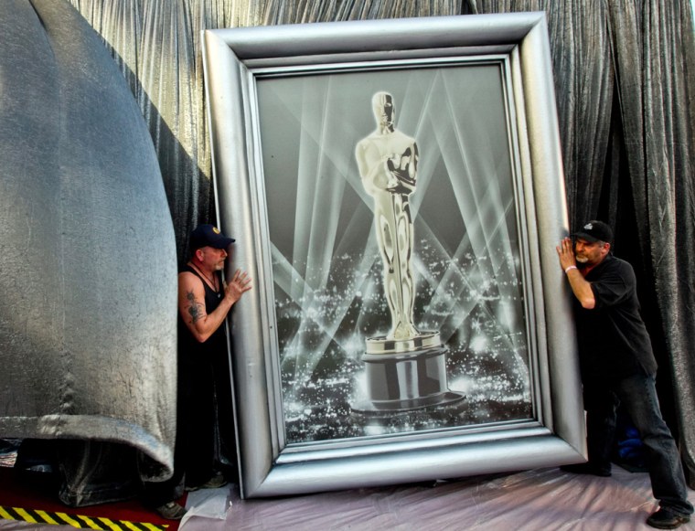 Finishing touches for the 84th Annual Academy Awards