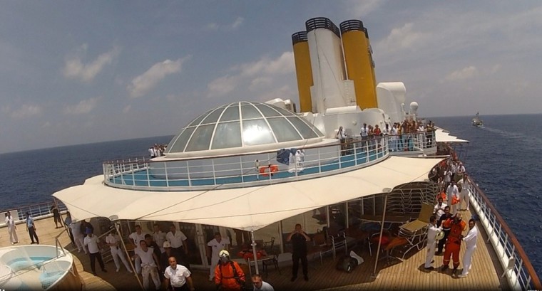 Conditions aboard Costa Allegra are 'regular,' cruise line says