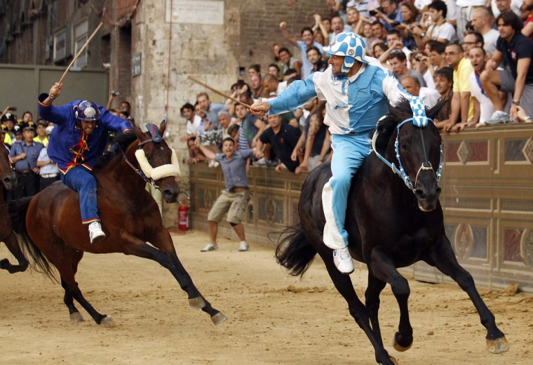 Joy unconfined at Siena's legendary Palio horse race