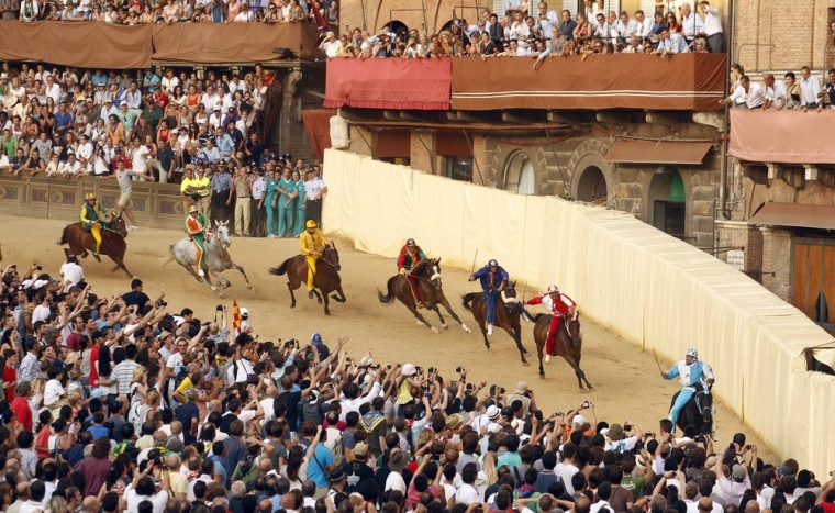Joy unconfined at Siena's legendary Palio horse race