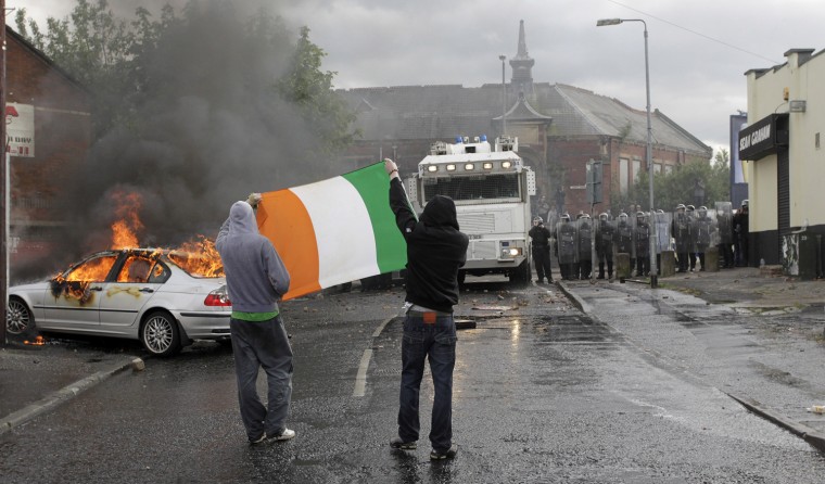 Riots erupt in Northern Ireland